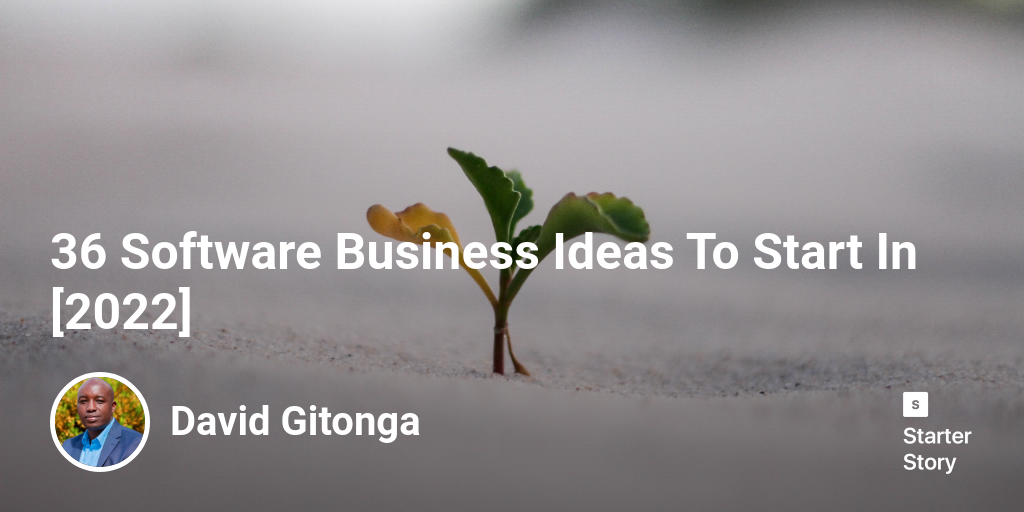 36 Software Business Ideas To Start In [2025] - Starter Story