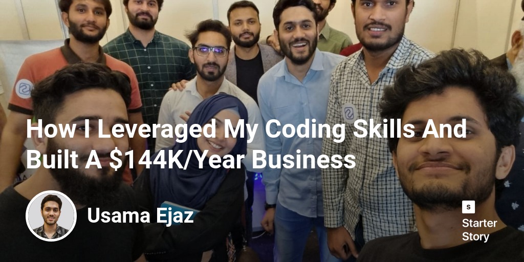How I Leveraged My Coding Skills And Built A $144K/Year Business