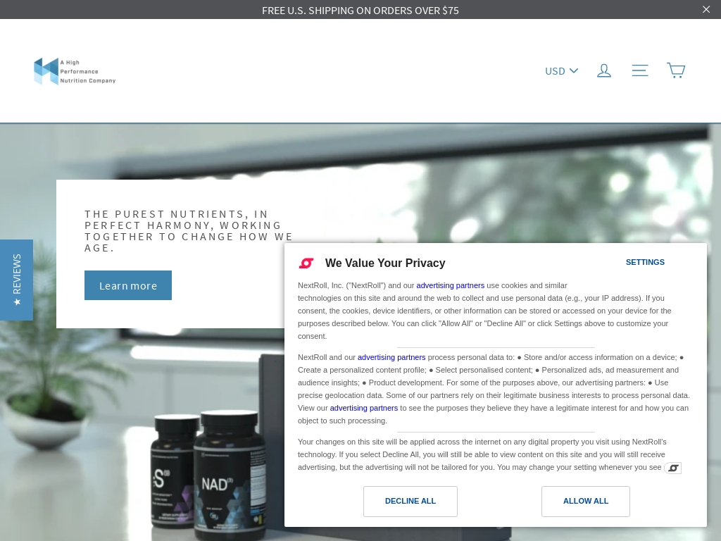 60 Best Supplements Company Website Designs To Inspire You [2024]