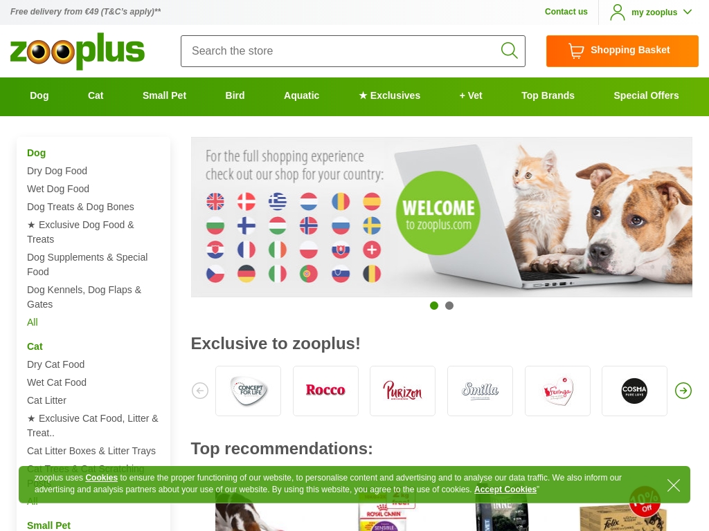 24 Best Pet Store Website Designs To Inspire You [2024] - Starter