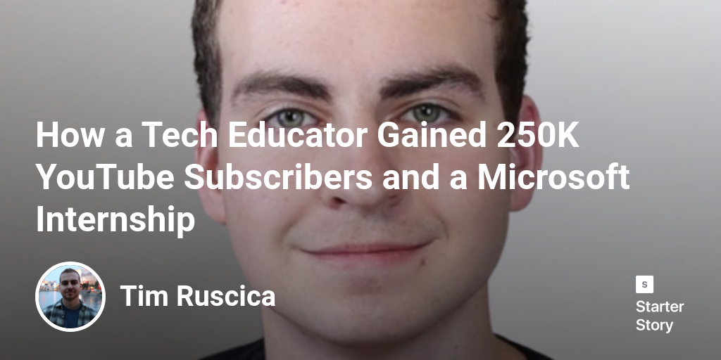 How a Tech Educator Gained 250K YouTube Subscribers and a Microsoft
