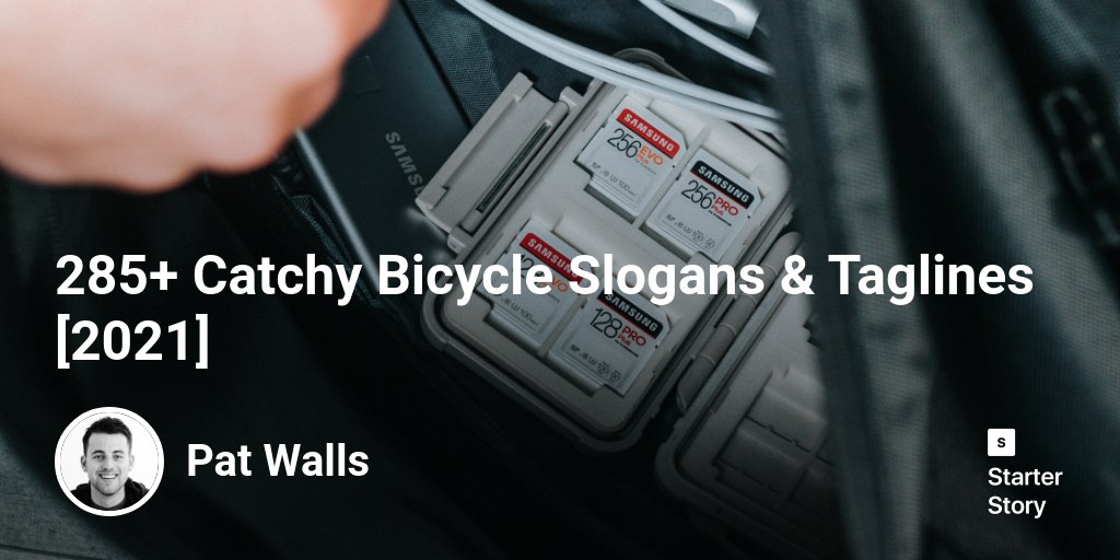 285+ Catchy Bicycle Slogans & Taglines [2024] - Starter Story