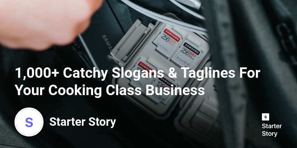 1,000+ Catchy Slogans & Taglines For Your Cooking Class Business