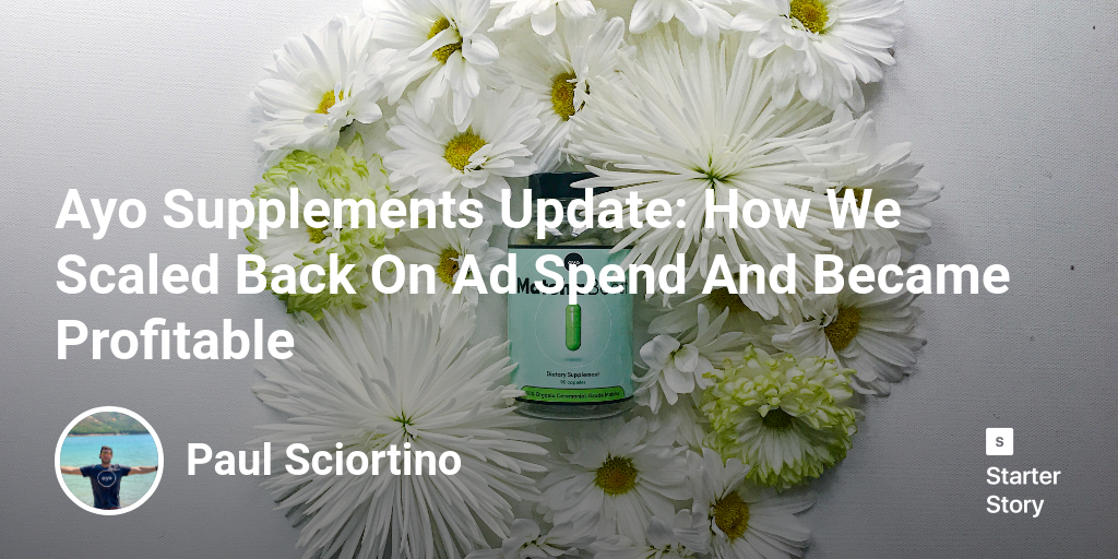 Ayo Supplements Update: How We Scaled Back On Ad Spend And Became