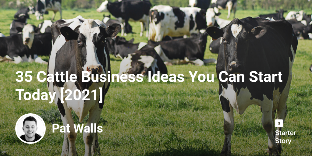 35 Cattle Business Ideas You Can Start Today [2024] - Starter Story
