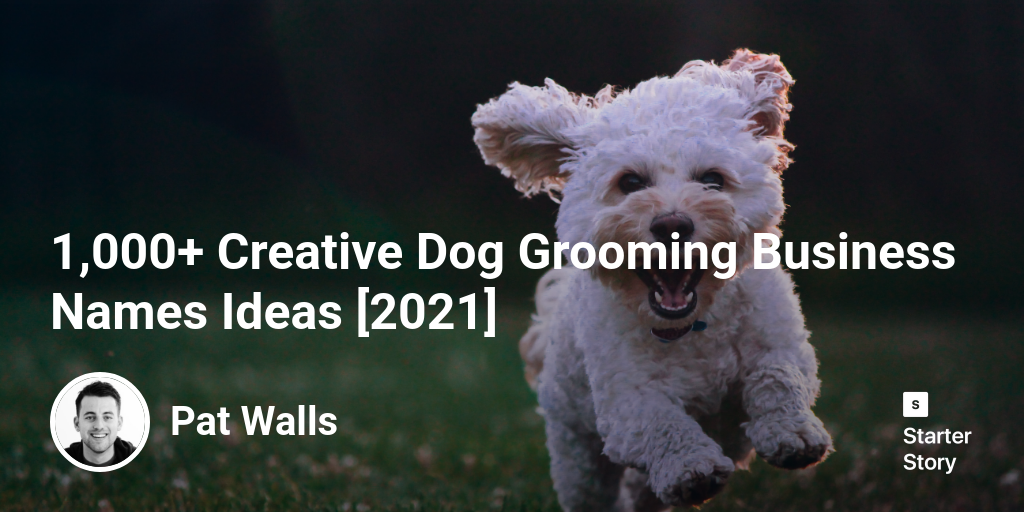 1,000+ Creative Dog Grooming Business Names Ideas [2024] - Starter