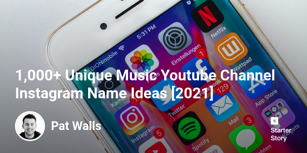 1,000+ Unique Music Youtube Channel Instagram Name Ideas [2024]