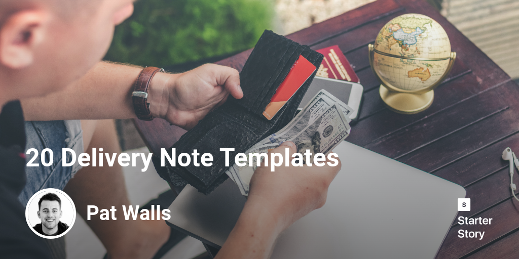 20 Delivery Note Templates - Starter Story
