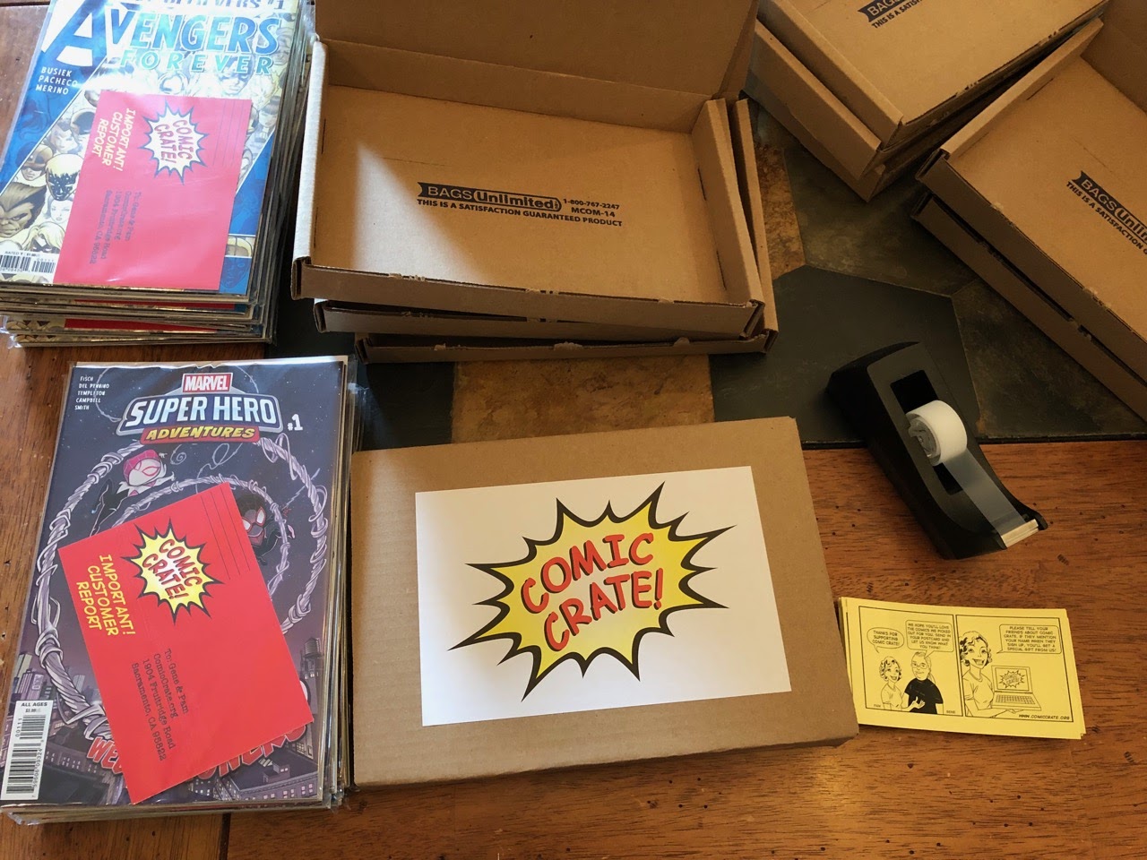 How We Started A Curated Comic Subscription Box With $100 - Starter