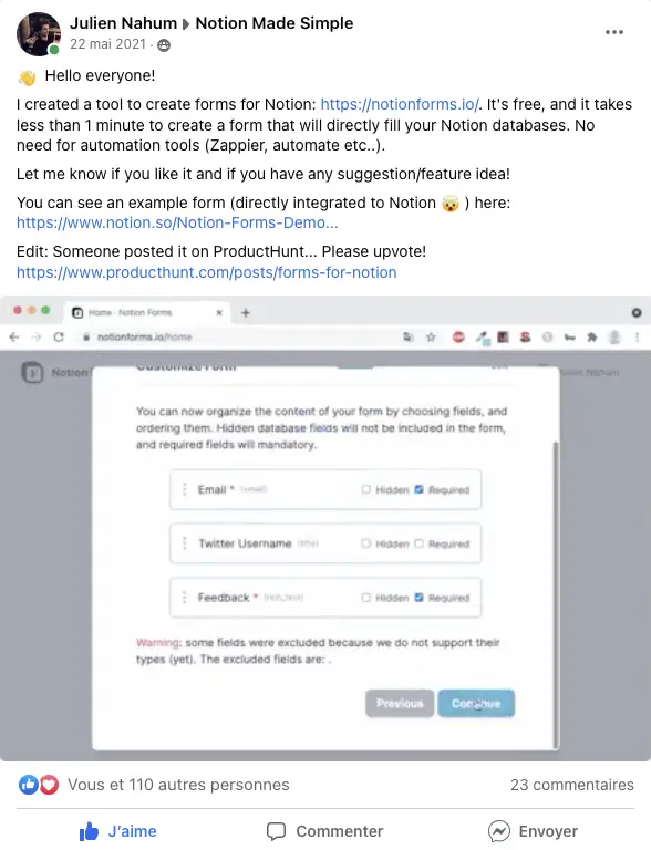 How I Bootstrapped My Notion Form Builder $180K ARR - Starter Story