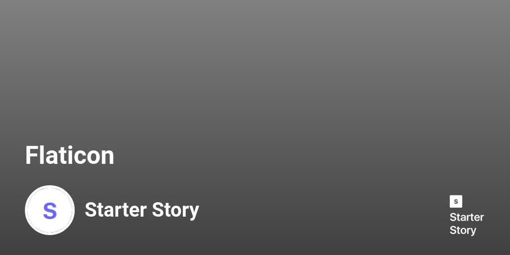 Flaticon - Starter Story